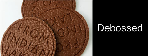 difference between embossed and debossed, embossed vs debossed leather ...