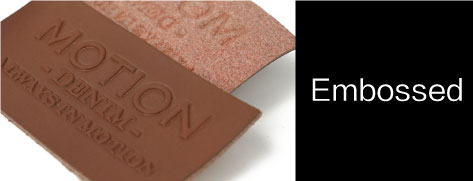 difference between embossed and debossed, embossed vs debossed leather ...