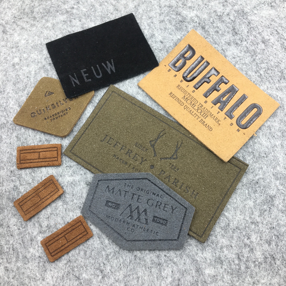Custom suede patch | suede logo patch for jean | Igingle