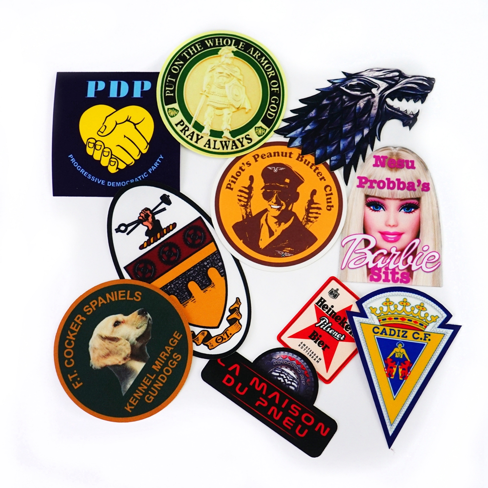 Custom digital Print sublimation patches manufacturer make order online