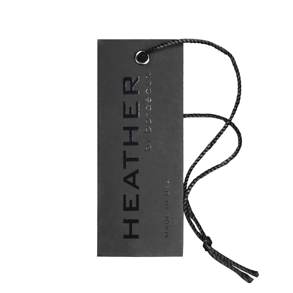 Spot UV hang tags 2.5inch x 2.5inch custom printing logo