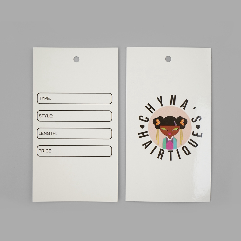Custom hair tags labels for bundles wigs | hair extension tags