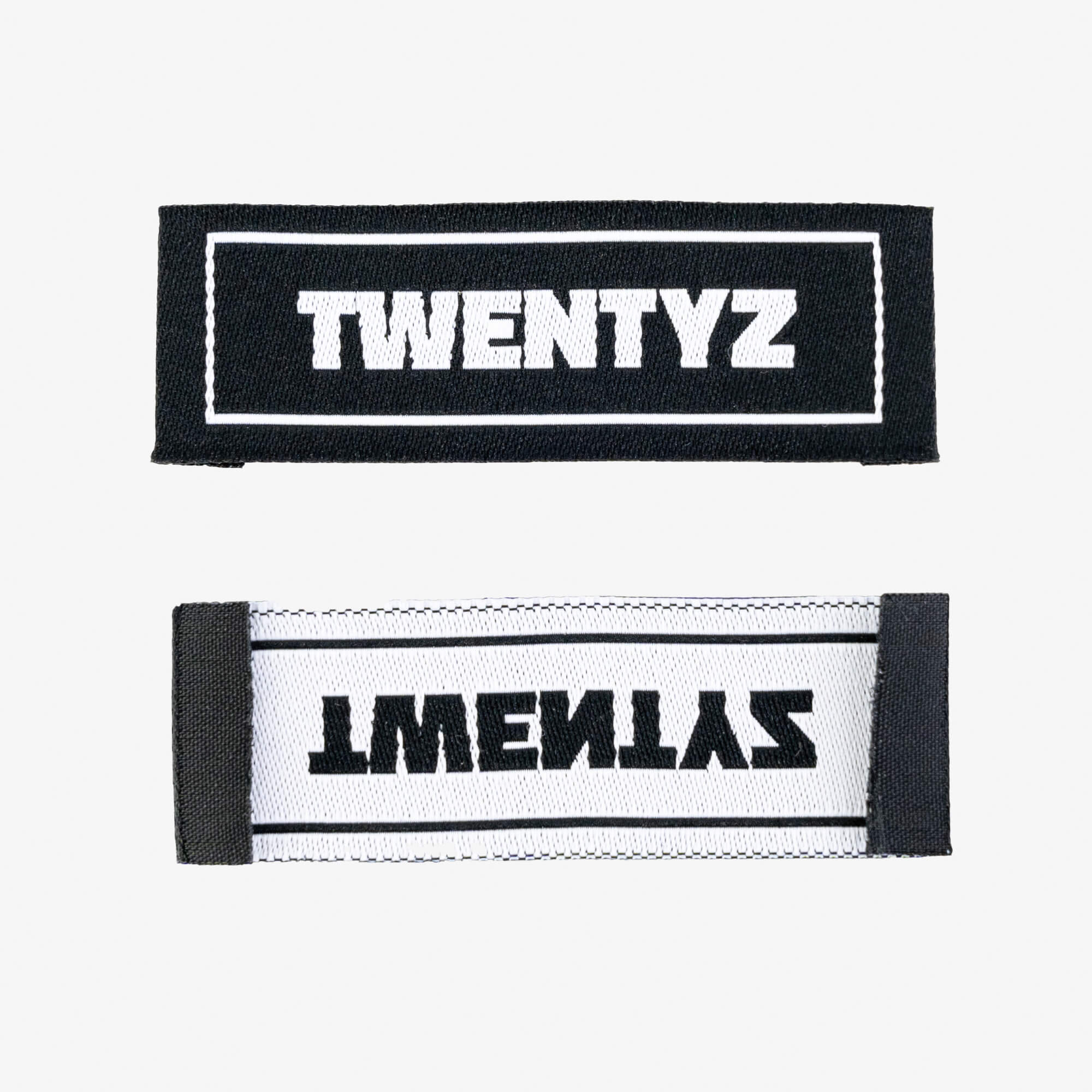 necktie labels custom | end fold woven labels for necktie | Igingle