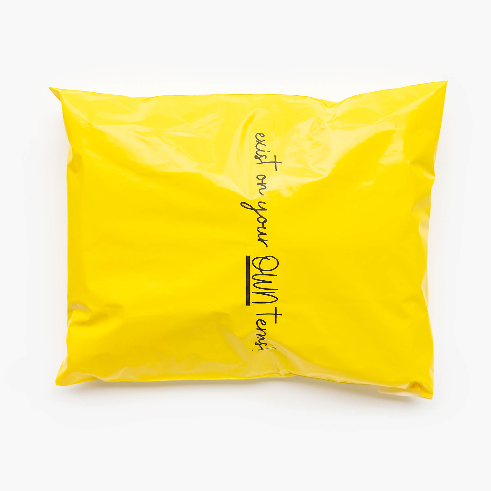 Custom printing logo yellow poly mailers for shipping